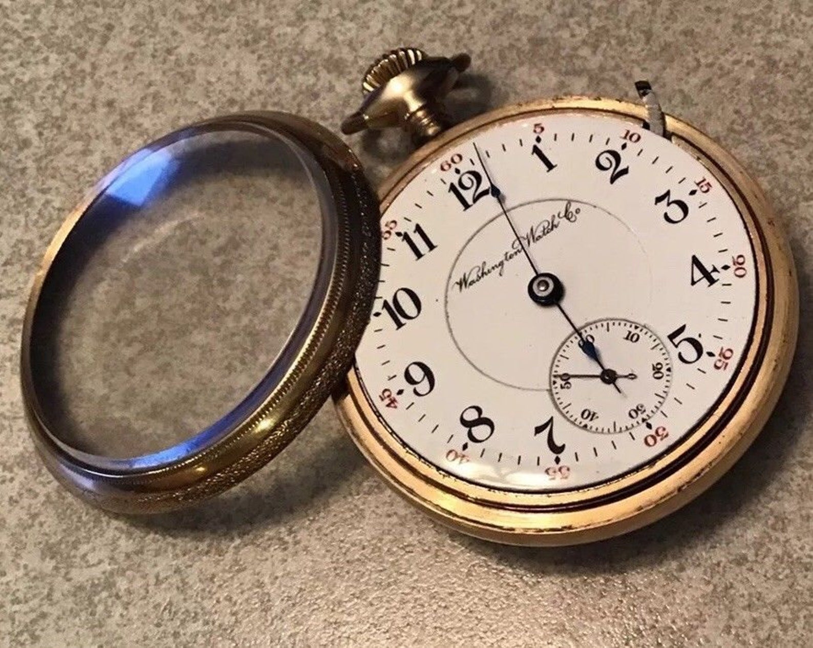 Washington Watch Co. 18sz. 17j Senate Pocket Watch Railroad Grade - Etsy