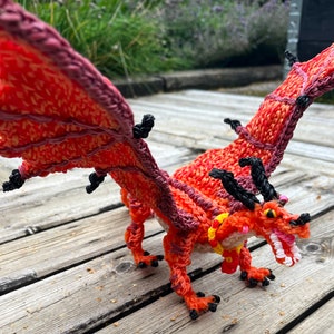 Queen Scarlet Rainbowloom Dragon - Etsy