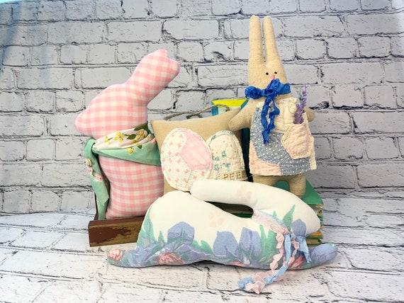 Easter Bunny Bundle Set of Four for Spring Decor/quilt | Etsy