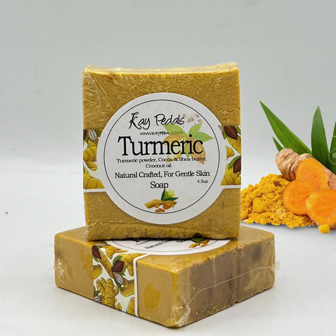 Handcrafted Turmeric Soap | Shea & Cocoa Butter, Natural Skin ...