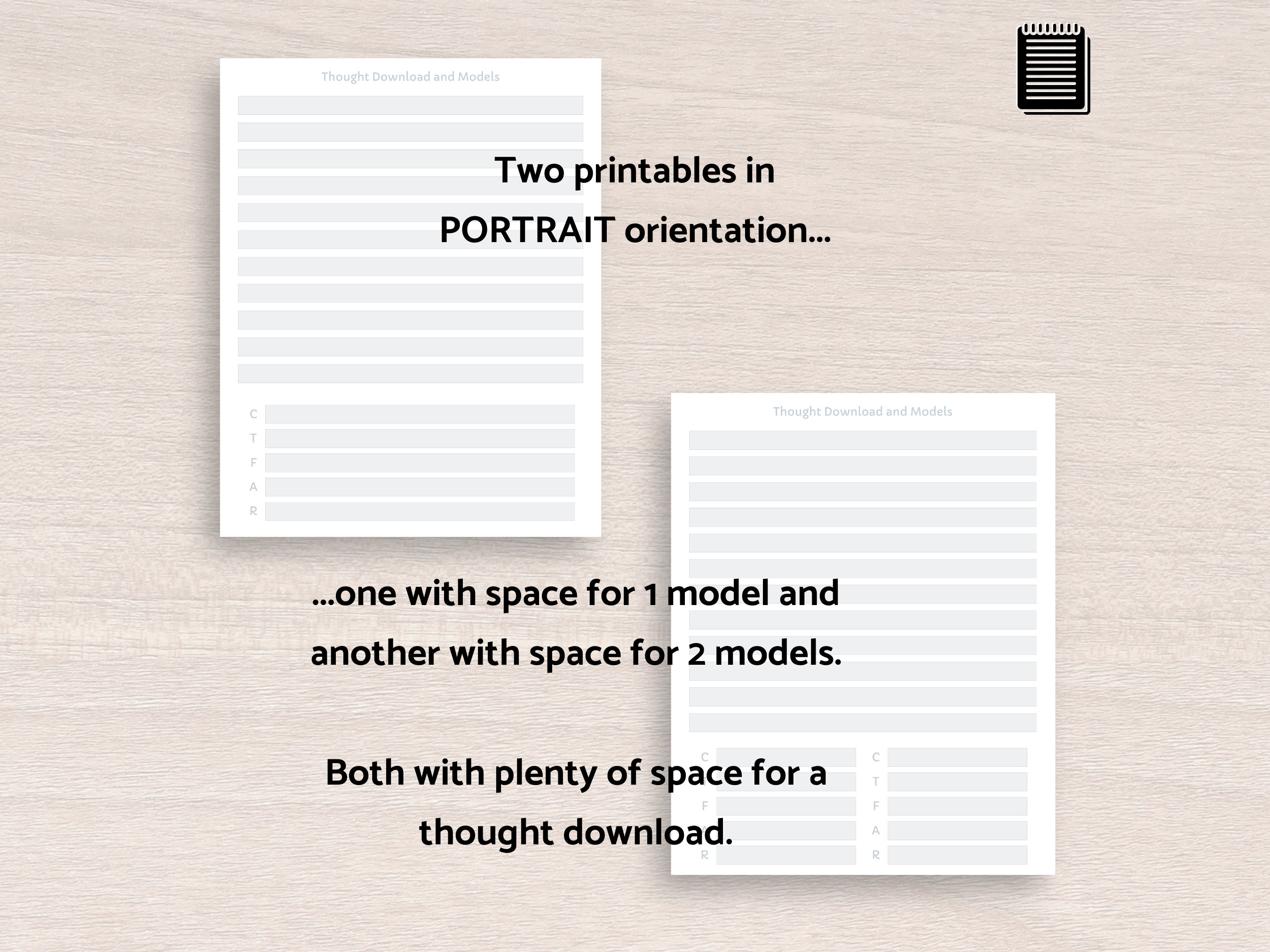 CTFAR Model and Thought Download Printable (Instant Download) - Etsy