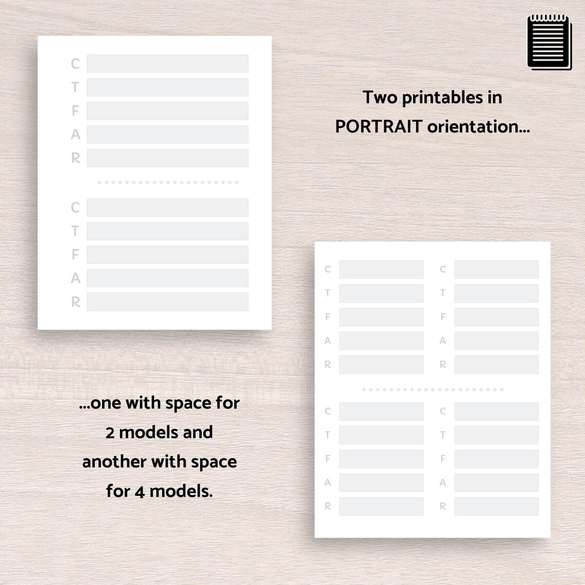 CTFAR Model Printable | Etsy