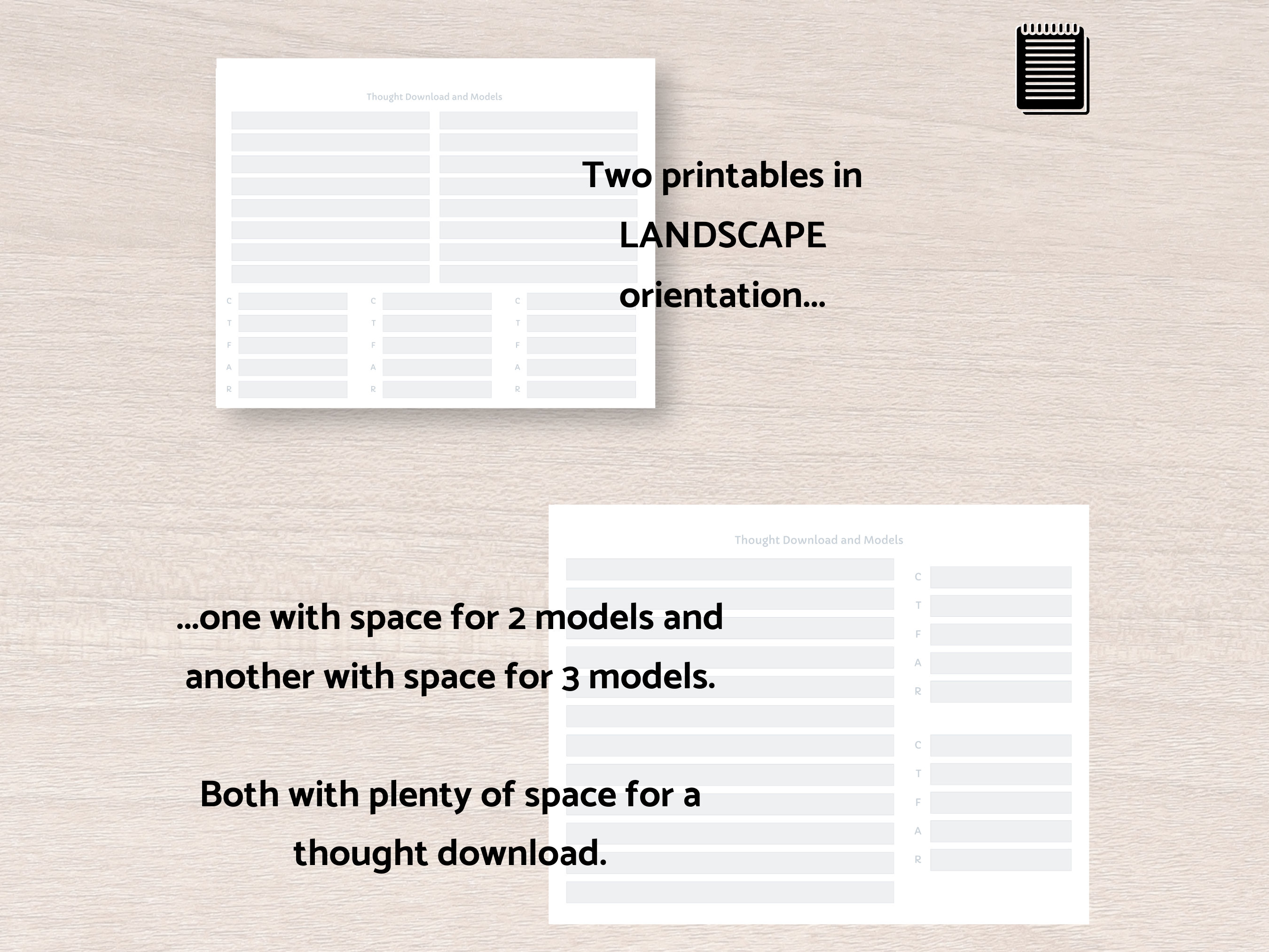 CTFAR Model and Thought Download Printable (Instant Download) - Etsy