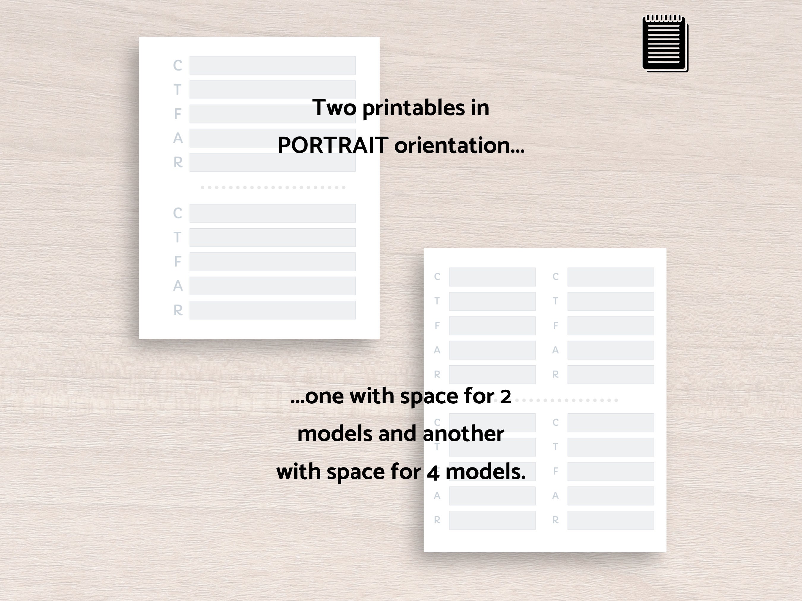 CTFAR Model Printable - Etsy