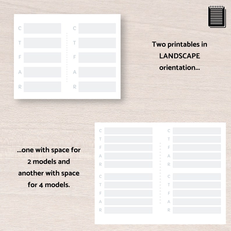 CTFAR Model Printable | Etsy