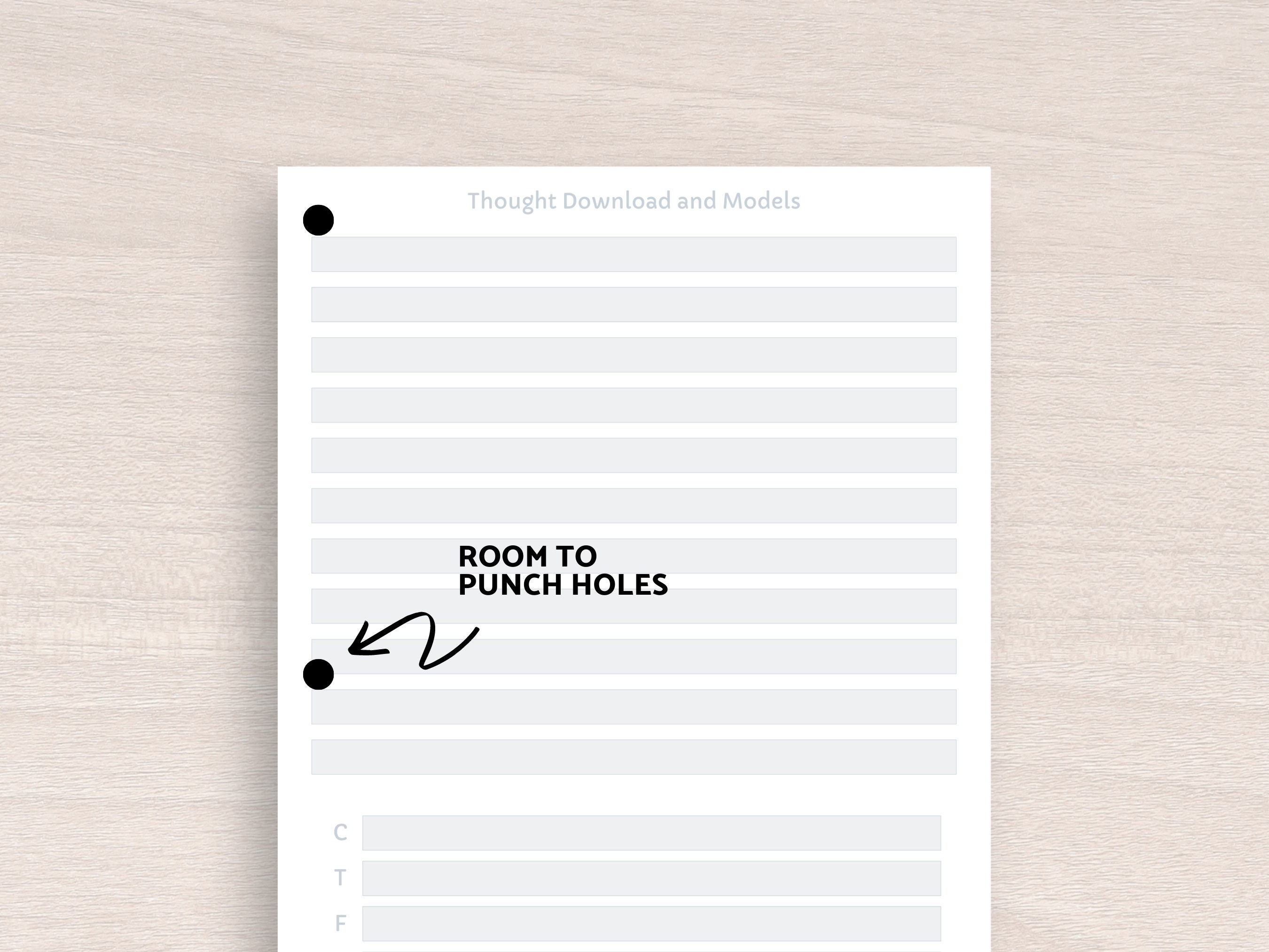 CTFAR Model and Thought Download Printable (Instant Download) - Etsy