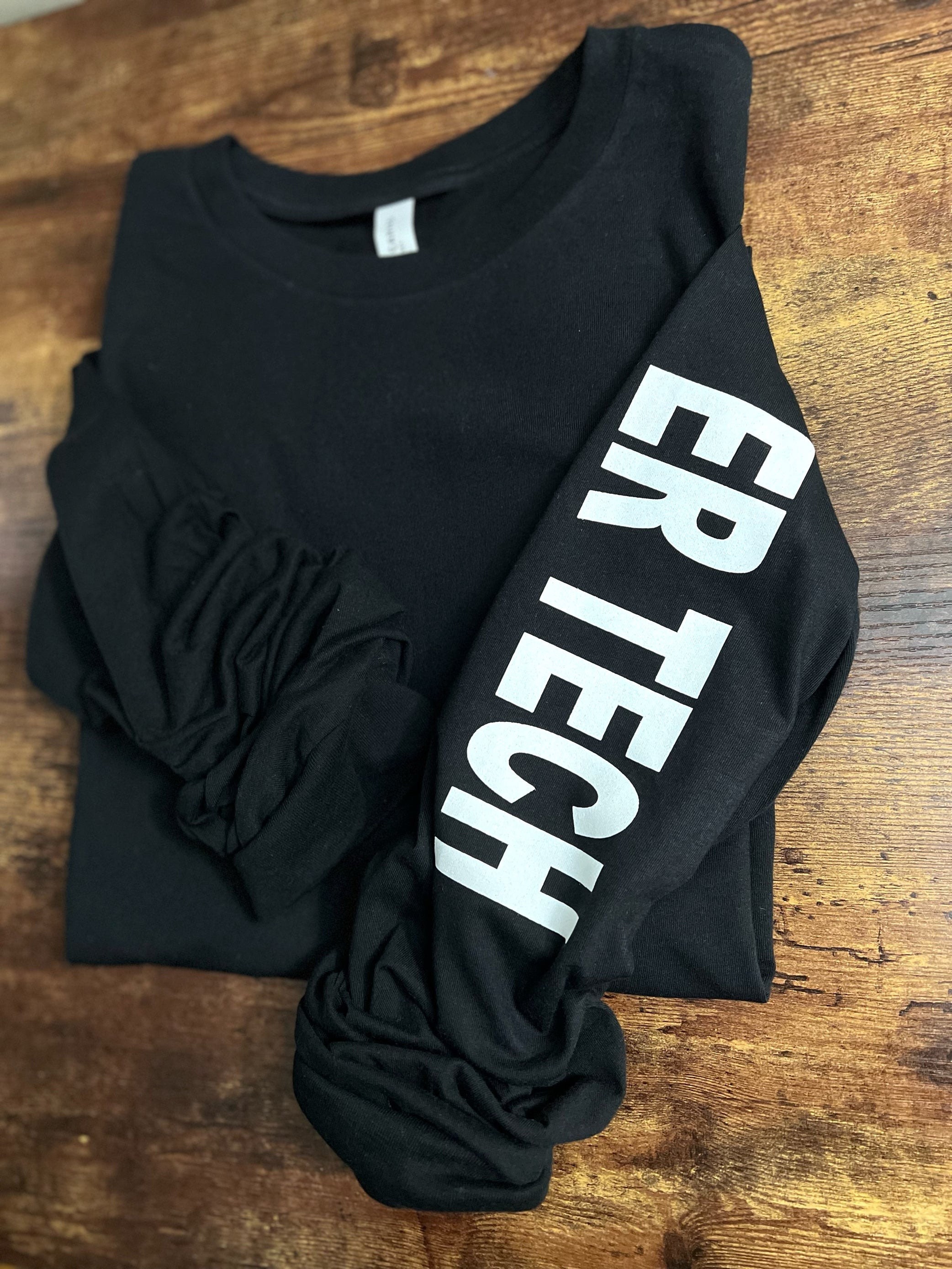 ER Tech Long Sleeve Shirt: Emergency Room Apparel - Etsy