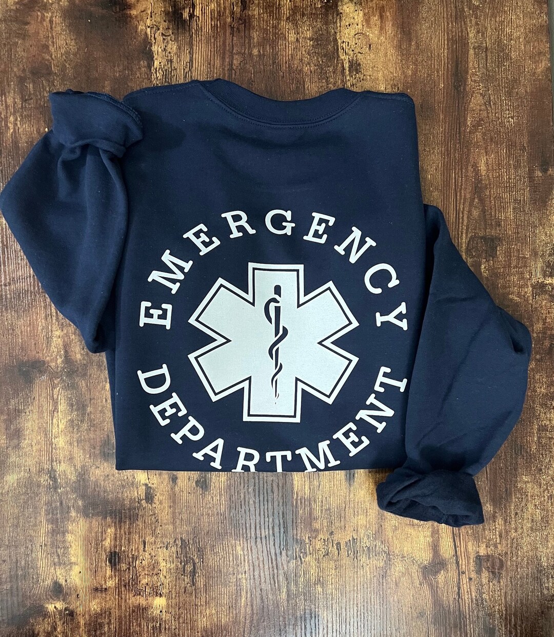 ER Sweatshirt, ER Nurse Jacket, Emergency Department Sweatshirt, Nurse ...