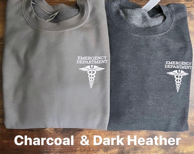 ER Sweatshirt, ER Nurse Sweatshirt, Emergency Department Sweatshirt ...