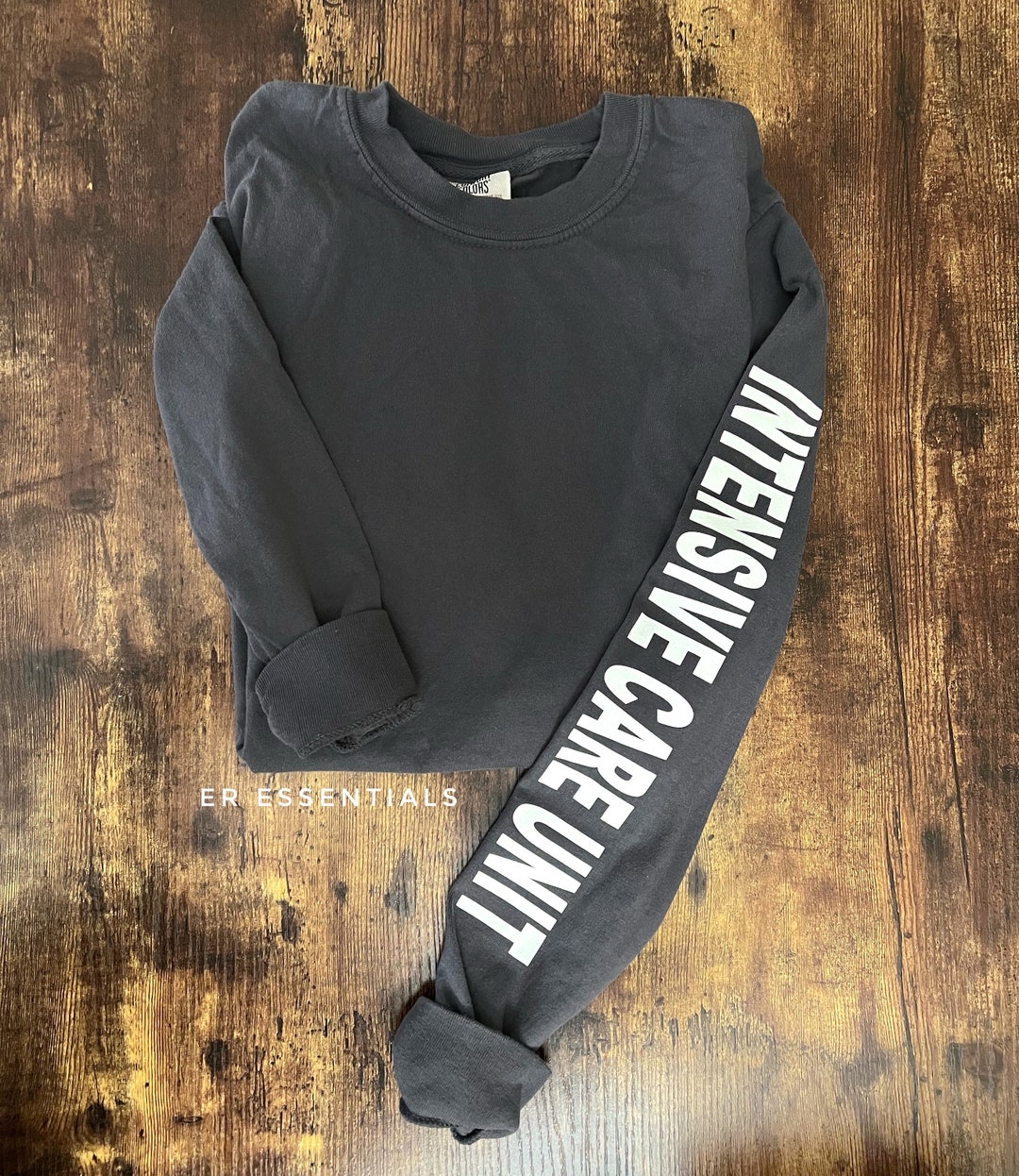Intensive Care Unit Long Sleeve Shirt, ICU Nurse Shirt, Critical Care ...