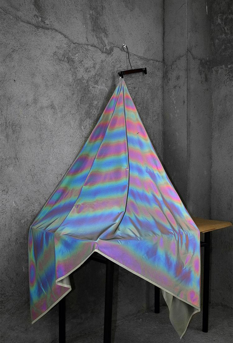Rainbow Reflective Fabric, Laser Gradient Fabric, Luminous Fabric ...