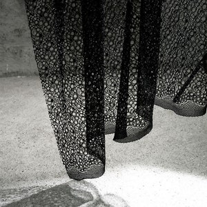 Hollow Mesh Fabric, Black Mesh Fabric, White Lace Fabric, Perspective ...