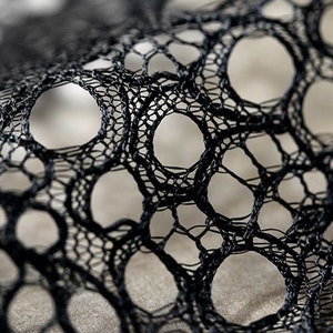 Hollow Mesh Fabric, Black Mesh Fabric, White Lace Fabric, Perspective ...