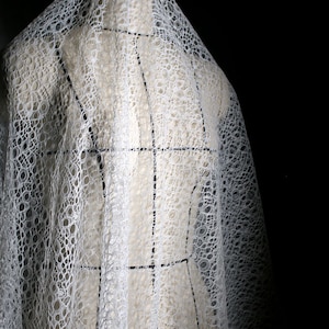 Hollow Mesh Fabric, Black Mesh Fabric, White Lace Fabric, Perspective ...