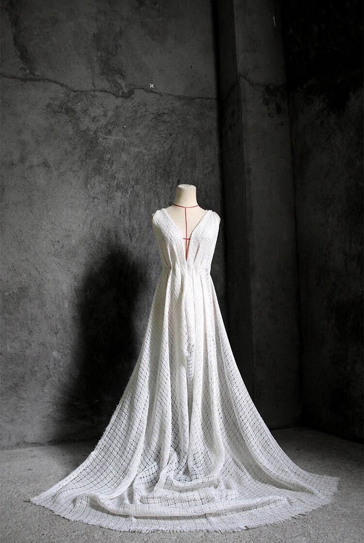 Hollow Mesh Fabric,beige White Mesh Fabric, Polyester Cotton Fabric ...