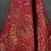 Red Jacquard Fabric, Embossed Fabric, Glitter Thread Blended Fabric ...