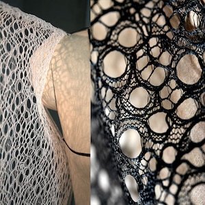 Hollow Mesh Fabric, Black Mesh Fabric, White Lace Fabric, Perspective ...