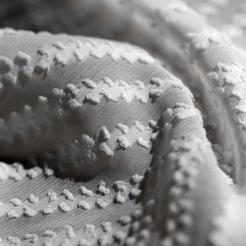 Geometric Jacquard Fabric, See-through Fabric, Black White Mesh Fabric ...