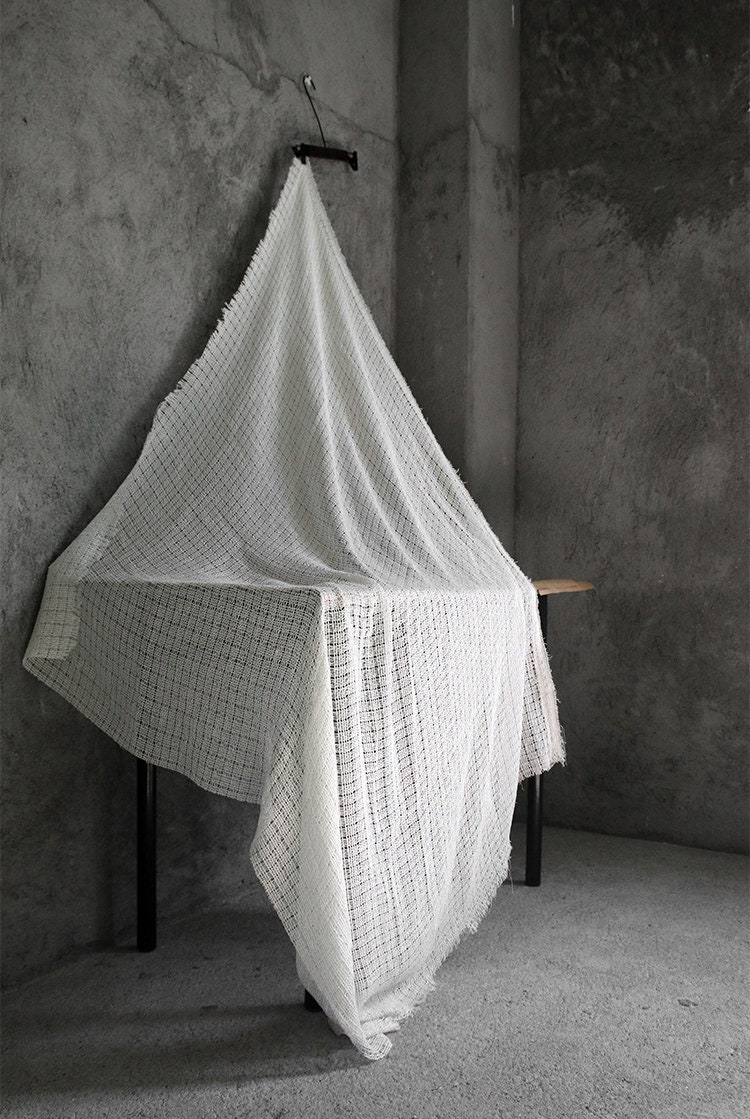 Hollow Mesh Fabric,beige White Mesh Fabric, Polyester Cotton Fabric ...