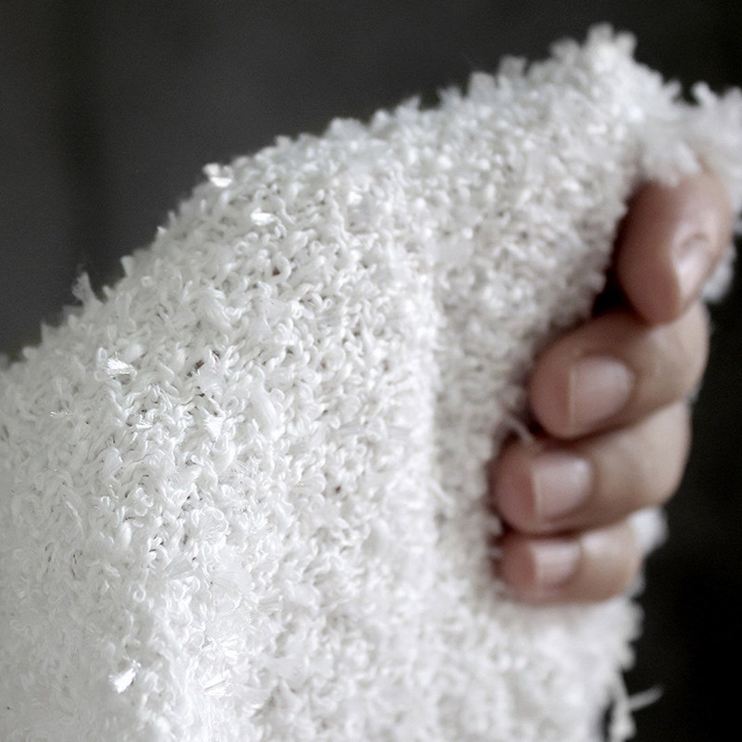 3D Textured Fabric, See-through Fabric, Striped Jacquard Fabric, Grey ...