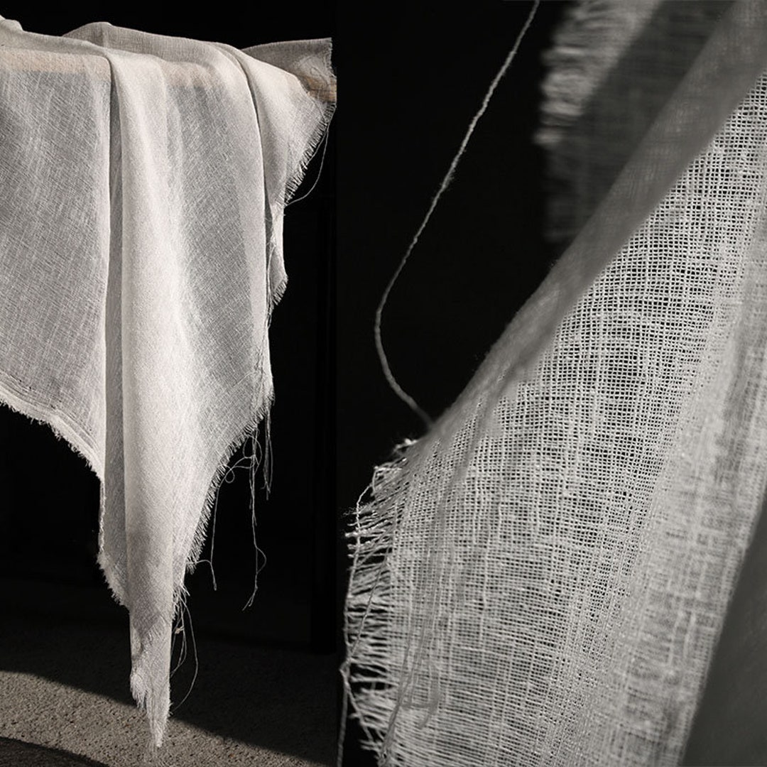 Thin Cotton Yarn, Hollow Linen Ramie Fabric, White Cotton Linen Mesh ...
