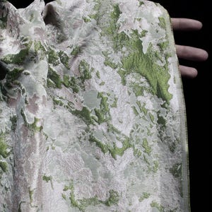 Mottled Texture, Jacquard Fabric, Moss Embossed Fabric, Embroidery ...