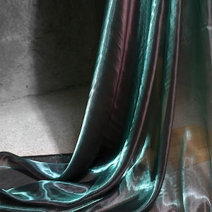 Liquid Water-glazed Yarn Fabric, Transparent Gauze Fabric, Glossy ...