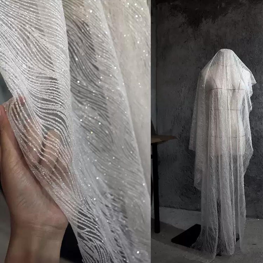 Tulle Fabric, Mesh Fabric, Sequined Fabric, Rhinestone-embellished ...