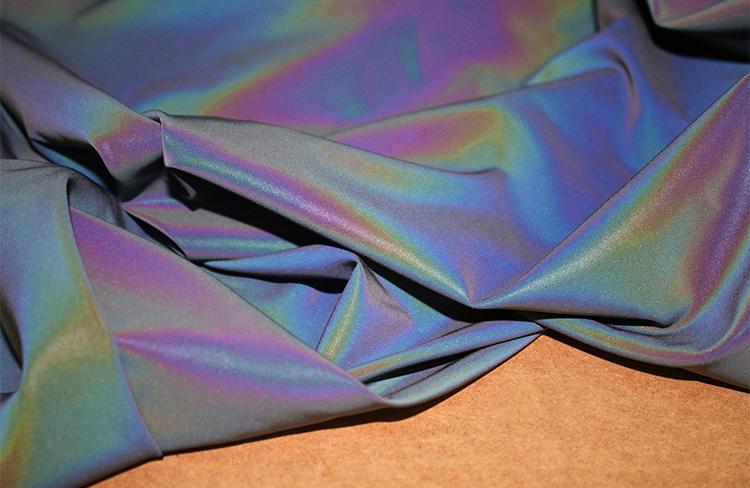 Rainbow Reflective Fabric, Laser Gradient Fabric, Luminous Fabric ...