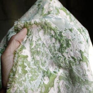 Mottled Texture, Jacquard Fabric, Moss Embossed Fabric, Embroidery ...
