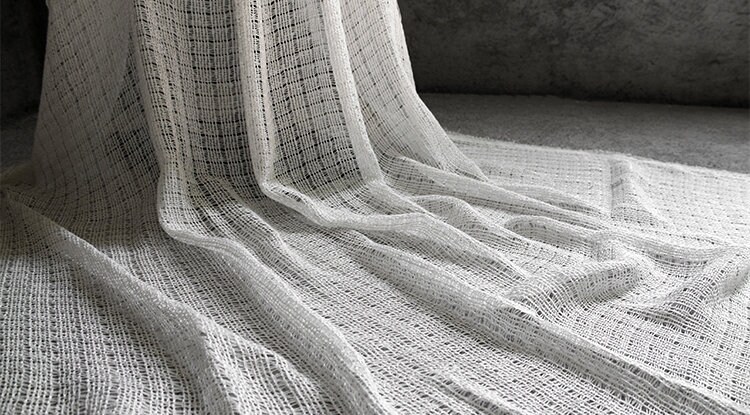 Hollow Mesh Fabric,beige White Mesh Fabric, Polyester Cotton Fabric ...