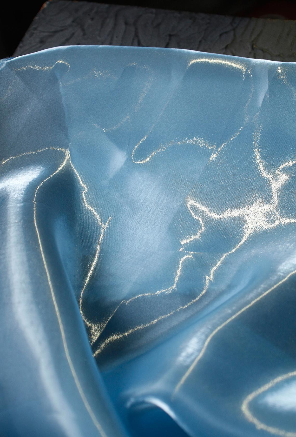 Jelly Shine Organza, Super Shiny Fabric, Semi-sheer Fabric, Structured ...