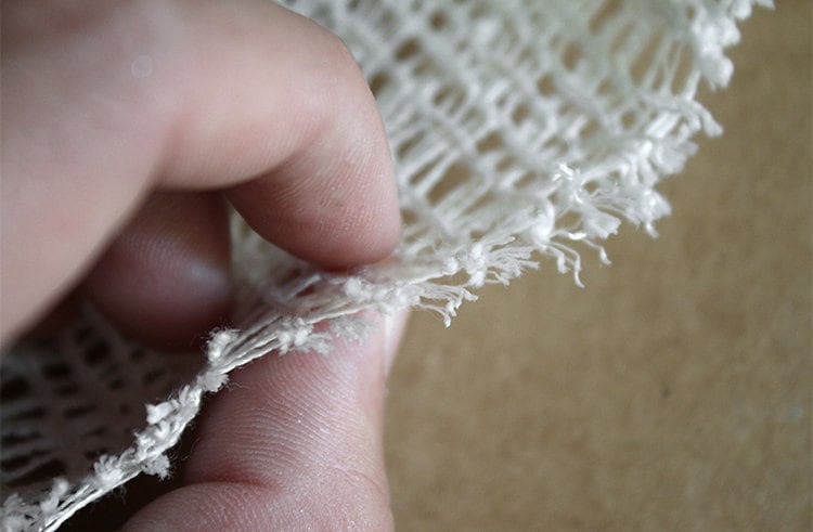 Hollow Mesh Fabric,beige White Mesh Fabric, Polyester Cotton Fabric ...