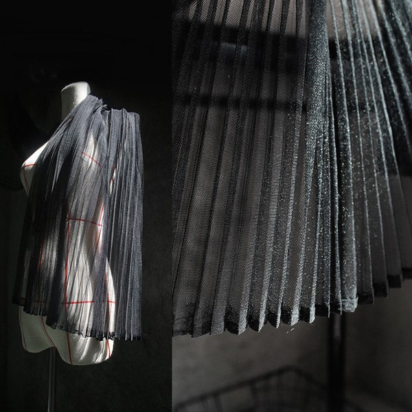 Pleated See Through Fabric - Etsy
