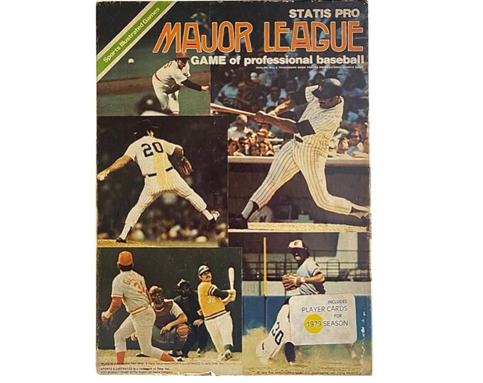 Vintage Sports Illustrated Statis Pro Major League Game of Professional ...