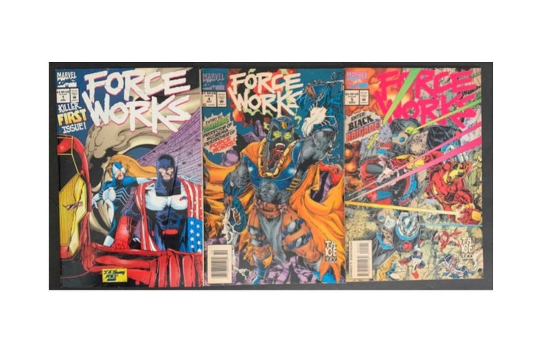 Marvel Comics Force Works 1,4,5,7,8,11,12, 1994-1995 Lot of 7 Books - Etsy