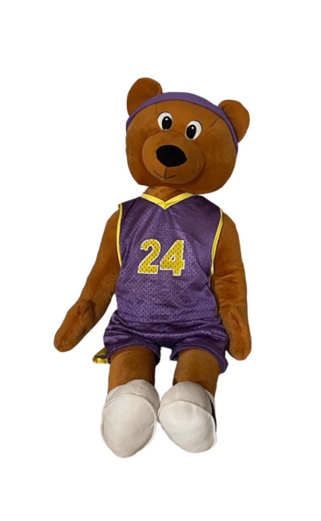 Rare Kobe Bryant “kobe Bear” #24 Plush Stuffed Animal - Etsy