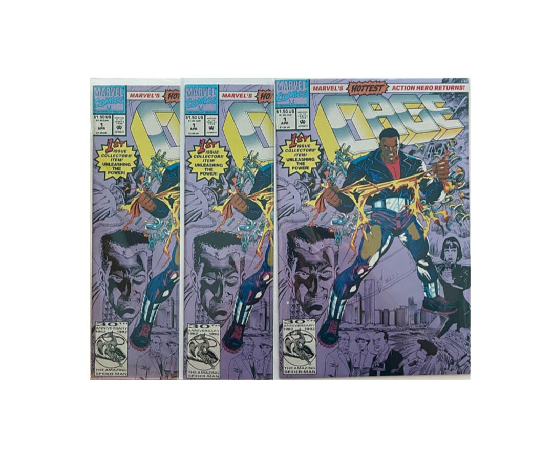 Marvel Comics Cage #1 1992 - Etsy