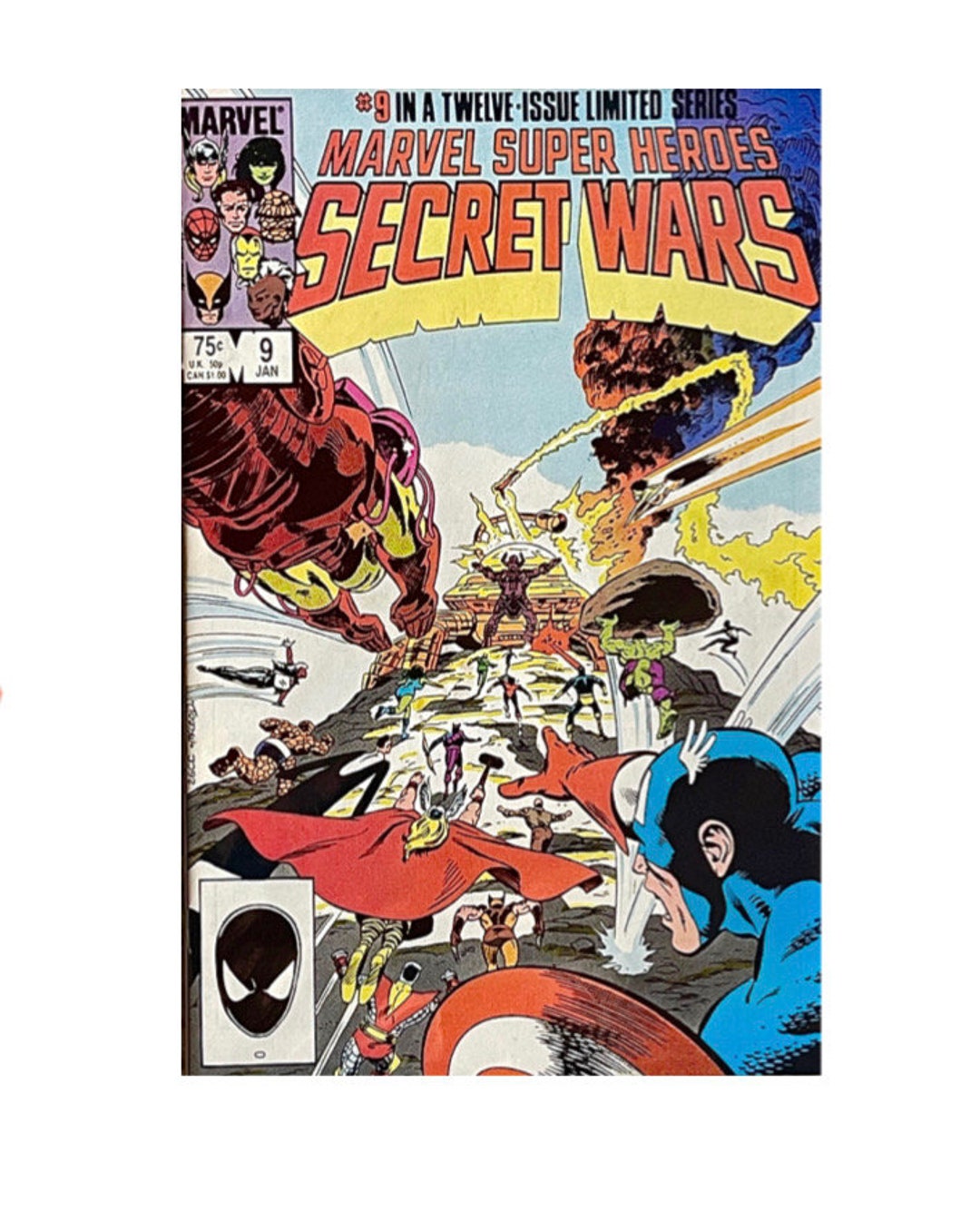 Marvel Comics Secret Wars #9 Assault on Galactus 1985 - Etsy