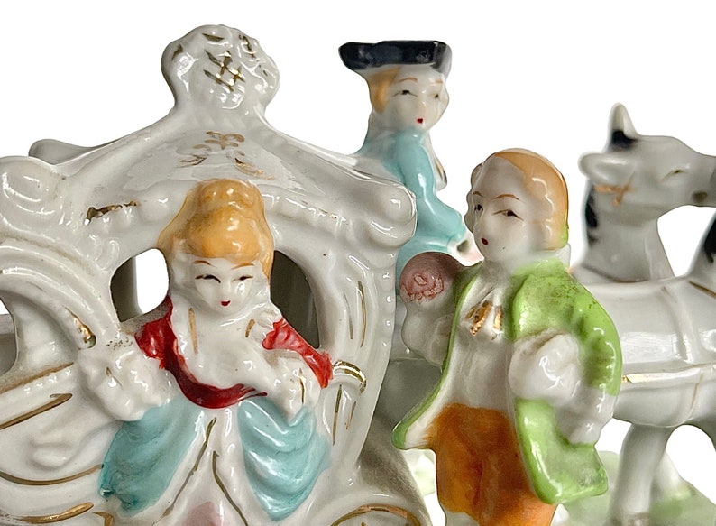 Vintage Porcelain French Style Post War Ceramic Figurine Japan - Etsy
