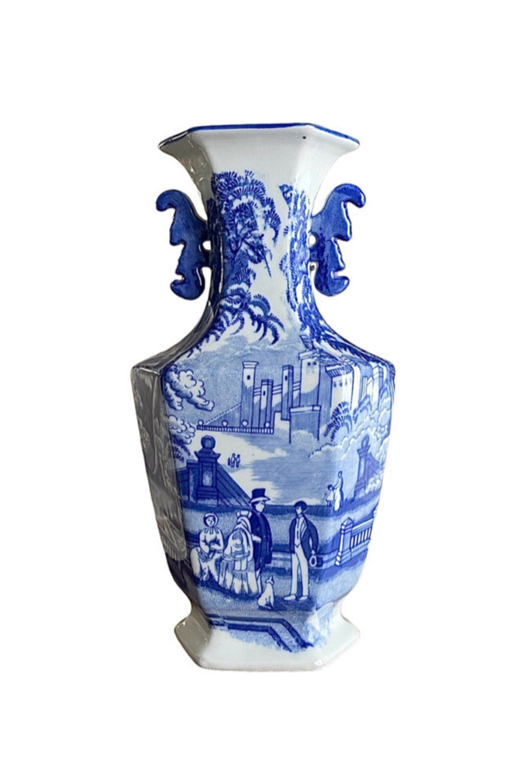 Vintage Ironstone Reproduction Vase Beautiful Victoria Ware - Etsy
