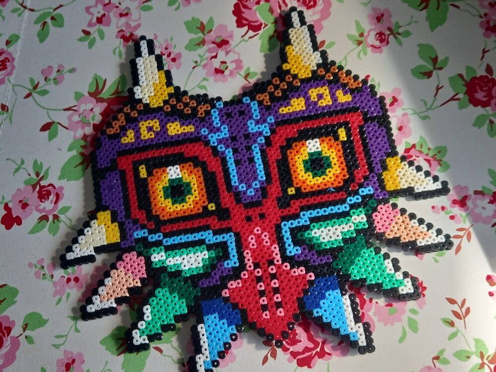 Large Sprites: Majoras Mask, Floral D20 - Etsy