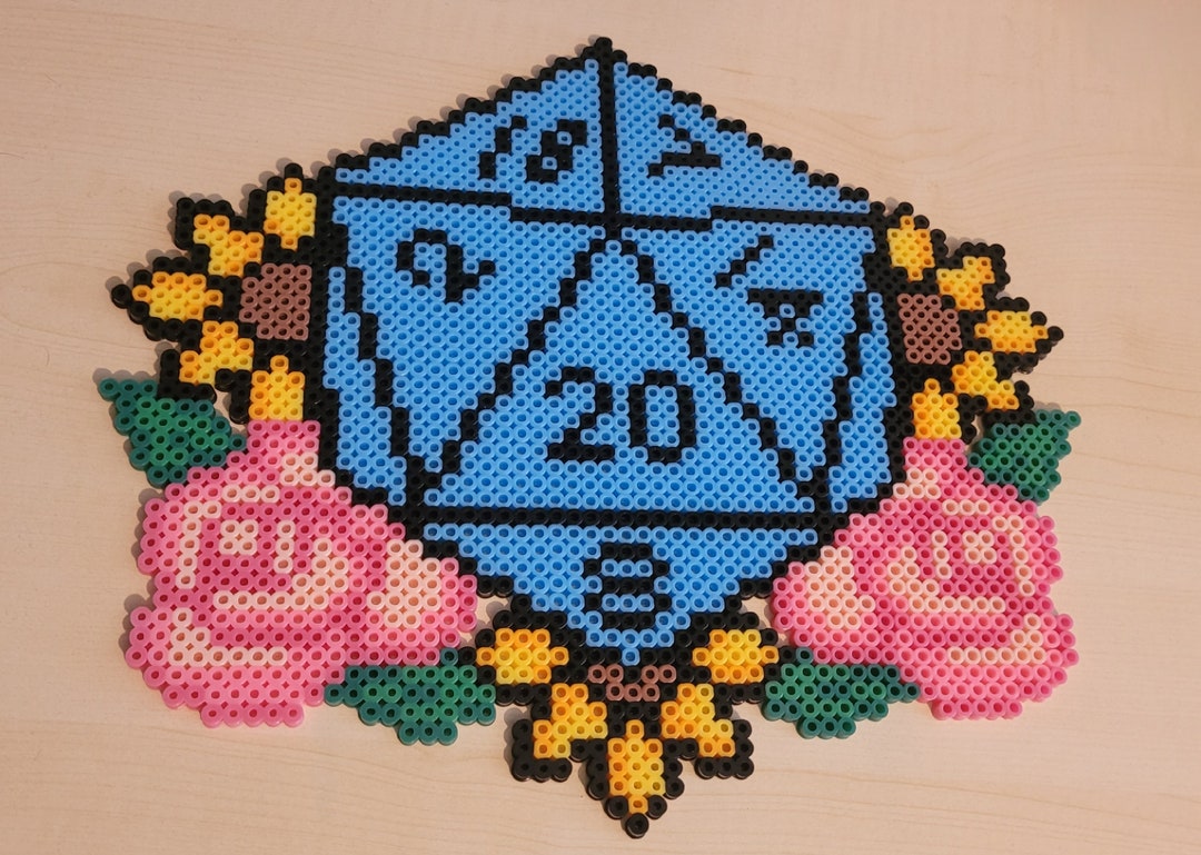 Large Sprites: Majoras Mask, Floral D20 - Etsy