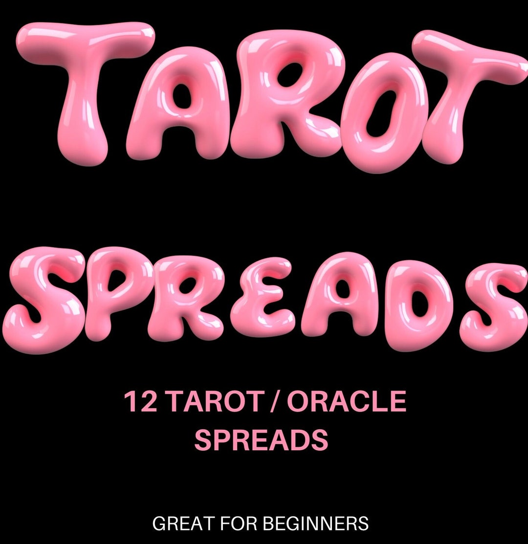 Tarot Spreads Oracle Spreads bundle Digital Download not a - Etsy
