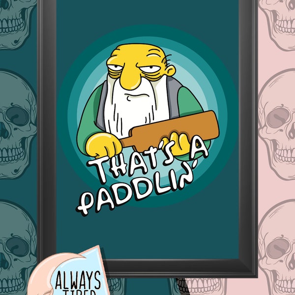 Paddling Simpsons - Etsy