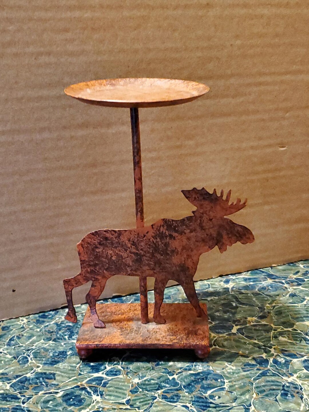 1186----decorative 8" Metal Moose Stand Home Decor - Etsy