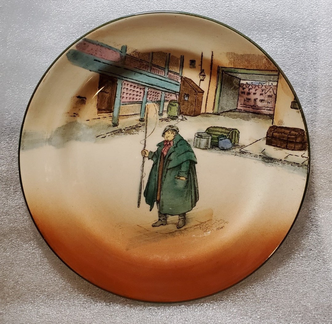 7301dickens Ware Tony Weller 6-1/2 Plate D9471 - Etsy