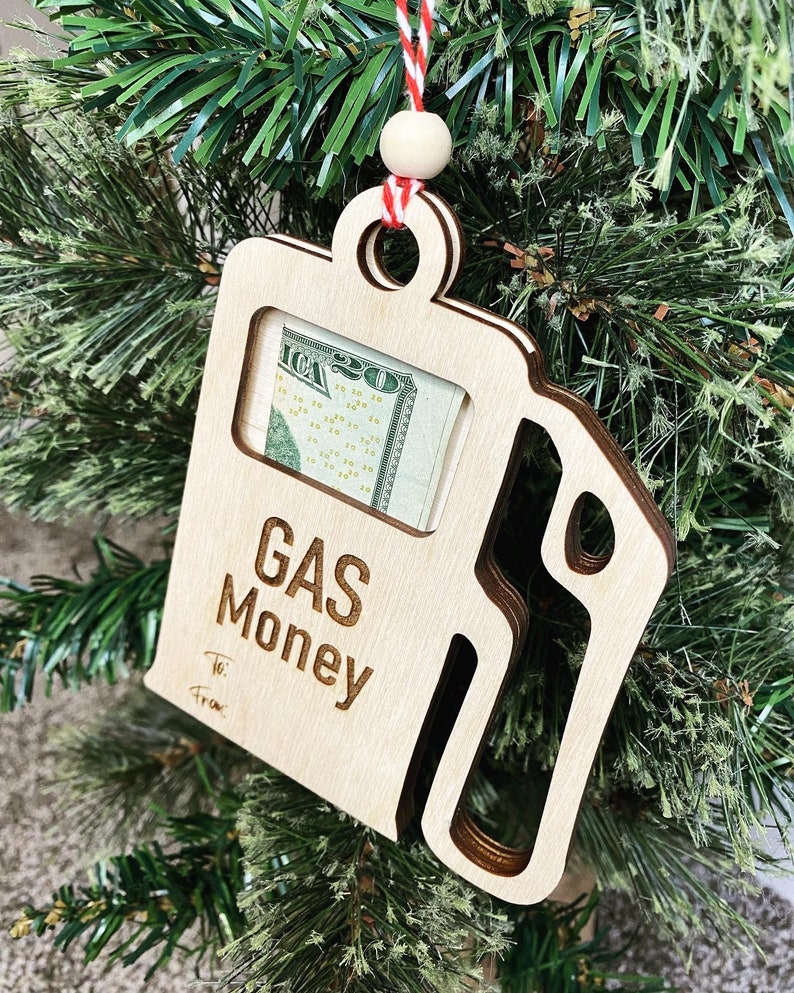 Personalized Gas Money Ornament Christmas Gift Funny - Etsy