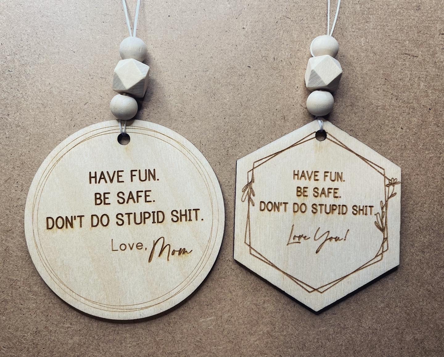 Personalized Car Charm Be Safe Car Charm Rearview Mirror - Etsy