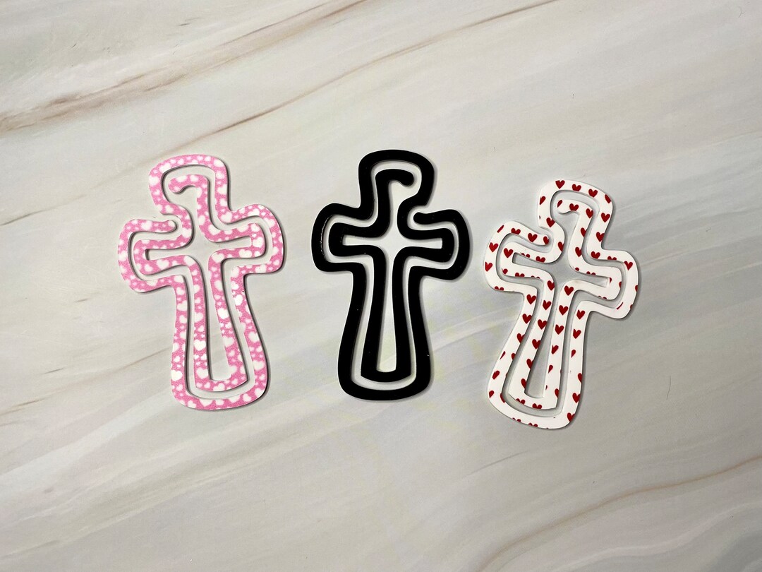 Cross Shaped Acrylic Bookmark, Bible Bookmark, Baptism Gift, Easter ...